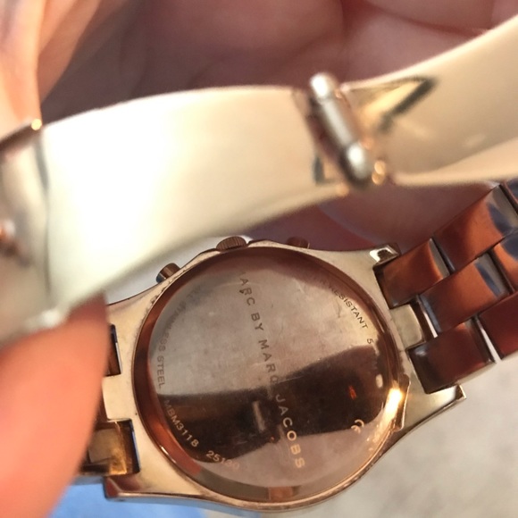 Marc By Marc Jacobs | Jewelry | Rose Gold Marc By Marc Jacobs Watch ...